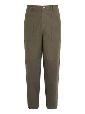 WALES BONNER Organic Cotton Brixton Trousers - Green