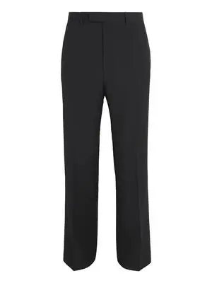 WALES BONNER Virgin Wool Alto Trousers - Black