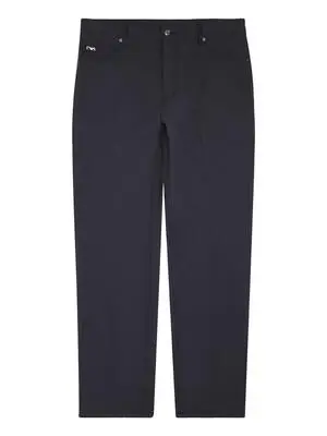 Emporio Armani Cotton Cargo Trousers - Blue