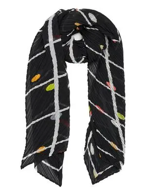 Issey Miyake Crossing Dots Scarf - Black