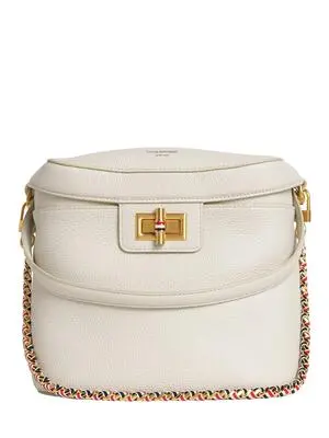 Thom Browne Pebble Leather Box Bag - White