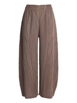 Issey Miyake Thicker Bottoms 2 Trousers - Brown
