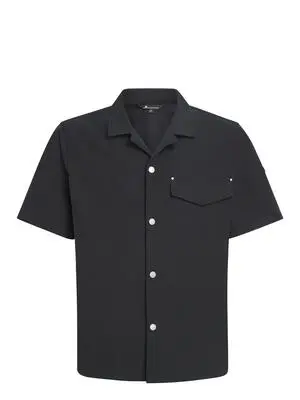 Moose Knuckles Short-sleeve Button-up Shirt - Black