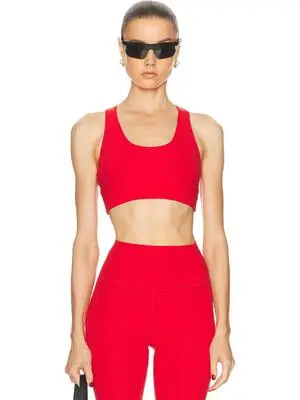 Splits59 Sara Airweight Sports Bra In Red - Pirate Red