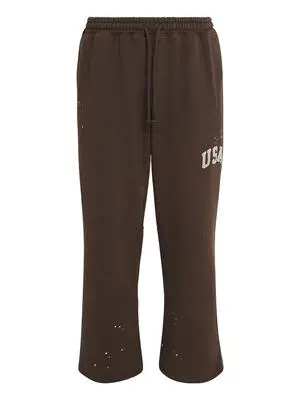CHERRY LOS ANGELES Cotton Usa Parachute Sweatpants - Brown