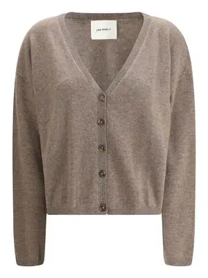 LISA YANG Abby Cashmere Cardigan - Taupe