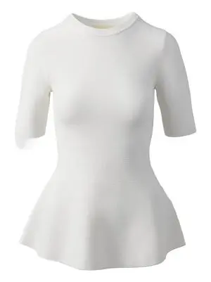 WAKAKUU Grenada Peplum Top - White