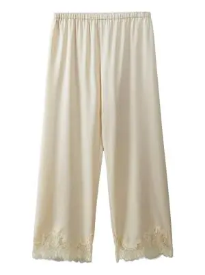 WAKAKUU Rayna Lace Trousers - Light Yellow