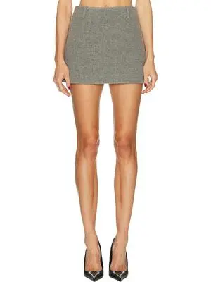 SAME Wool Mini Skirt