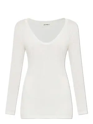 LISA YANG Amalea Knit Top - White