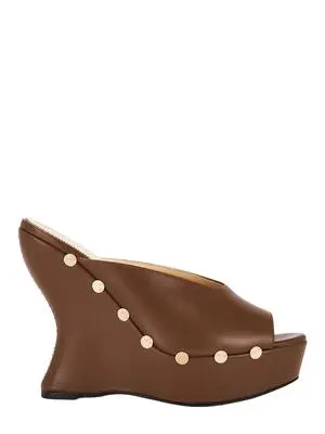 Magda Butrym Wedge Sandal - Brown
