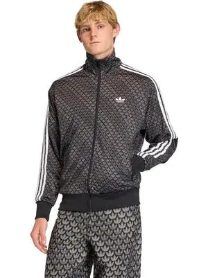 Adidas Firebird Loose Monogram Track Top - Black
