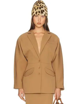 HELSA Vintage Dolman Blazer - Camel