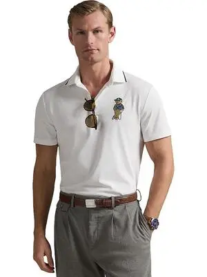 Polo Ralph Lauren Tailored Fit Polo Bear Polo Shirt - White