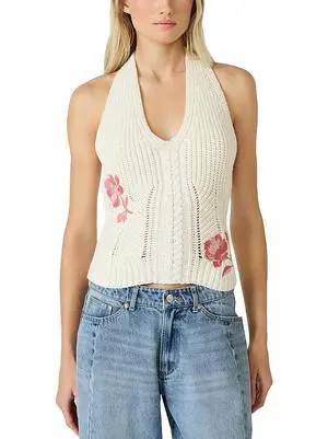 Steve Madden Opal Sweater Top - Natural