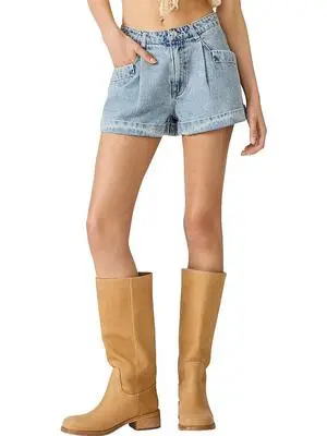 Steve Madden Cici Denim Shorts - Seabreeze