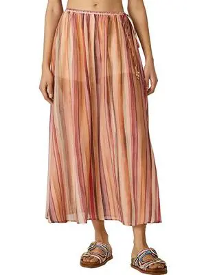Steve Madden Shilloh Striped Skirt - Strip Multi
