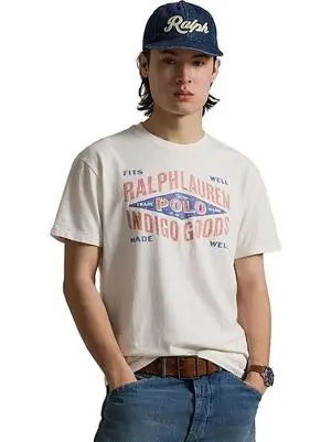 Polo Ralph Lauren Classic Fit Jersey Graphic T-shirt - White