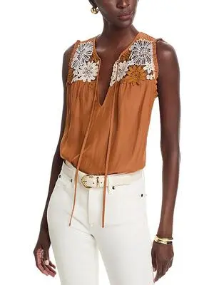 Ramy Brook Adaline Top - Coffee