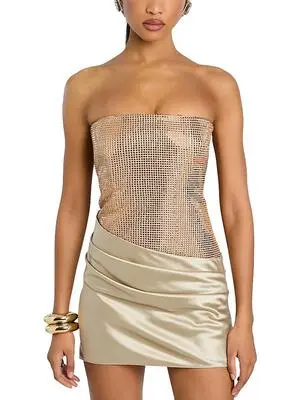 Retrofete Marieta Mini Dress - Latte