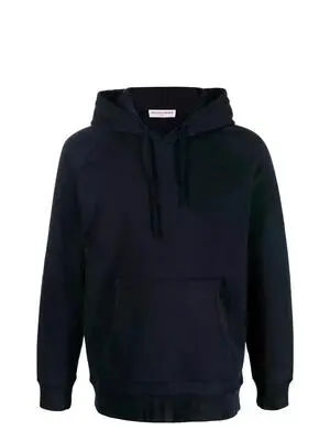 Orlebar Brown Cotton Drawstring Hoodie - Blue