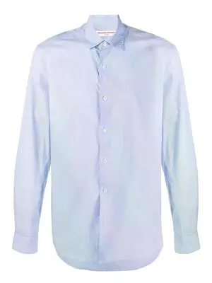 Orlebar Brown Button-up Long-sleeved Shirt - Blue