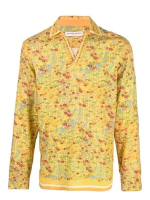 Orlebar Brown Ridley Solo Fantasy Shirt - Yellow