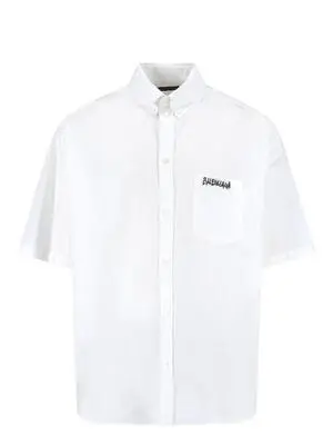 Balenciaga Masking Tape' Shirt - White