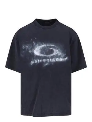 Balenciaga Crayon Loop' T-shirt - Black