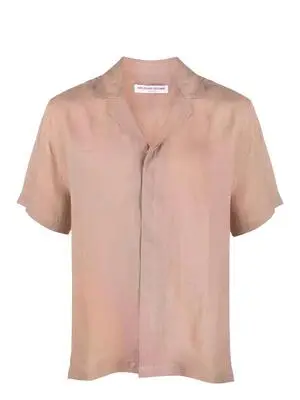 Orlebar Brown Maitan Linen Shirt Pink