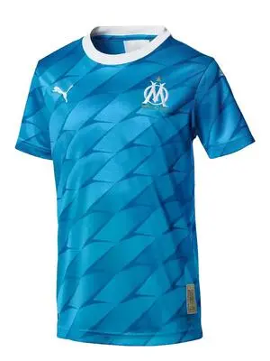 PUMA Olympique Marseille Away Graphic Print T-shirt - Blue