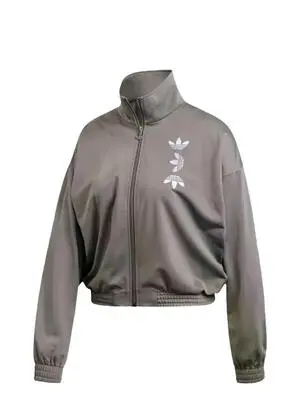 Adidas Logo-print Track Jacket - Grey