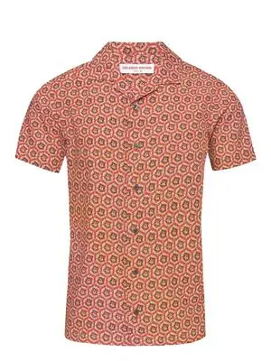 Orlebar Brown Hibbert Roseate Shirt - Red