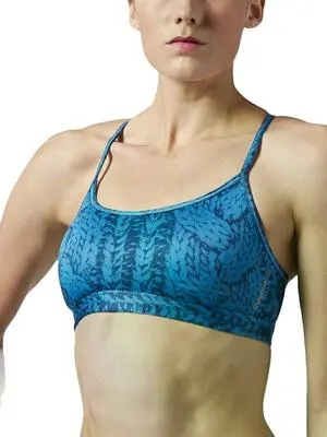 REEBOK Cable Studio Sports Bras - Blue
