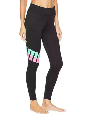 PUMA Elastic-waist Leggings - Black