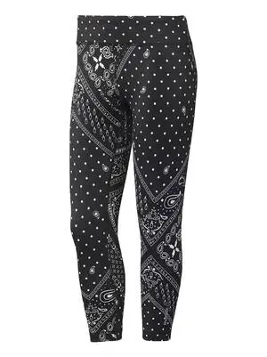 REEBOK Printed Leggings - Black