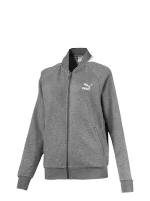 PUMA Long-sleeve Zip-up Sweatshirt - Grey