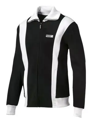 PUMA Iconic T7 Spezial Ribbed Hem Jacket - Black