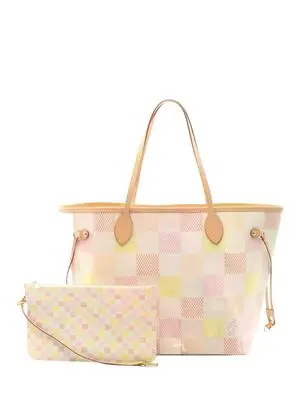 LOUIS VUITTON 2021 Neverfull Mm Tote Bag - Neutrals