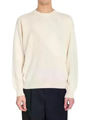 ROBERTO COLLINA Crew Neck Sweater - Neutrals