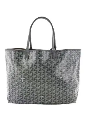 Goyard Saint Louis Coated Canvas PM Tote Bag Grey