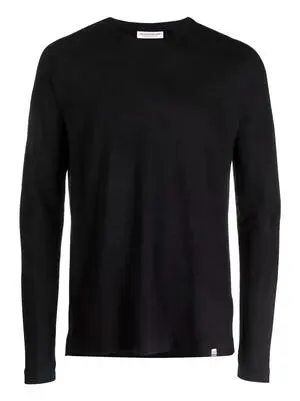 Orlebar Brown Crew-neck Long-sleeve T-shirt - Black