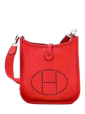 Hermès Hermès Evelyne TPM Crossbody Bag Clemence Red
