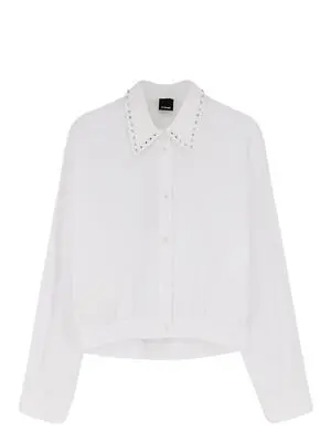Pinko Charita Cotton Shirt - White