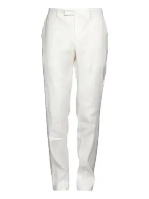 LARDINI Tapered Regular Fit Pants - Off White