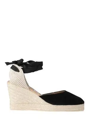 Manebí Two-tone Wedge Espadrilles - Black
