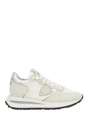 Philippe Model Leather And Textile Sneakers - Off White