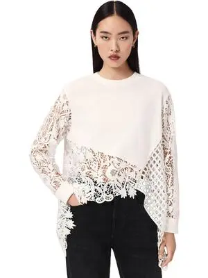 ALLSAINTS Malorie Asymmetric Top White