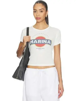 THE LAUNDRY ROOM Mediterranean Marina Baby Tee - White