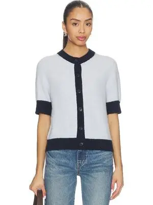 SAMSOE SAMSOE Sanoura Short Sleeve Cardigan - Gray Dawn